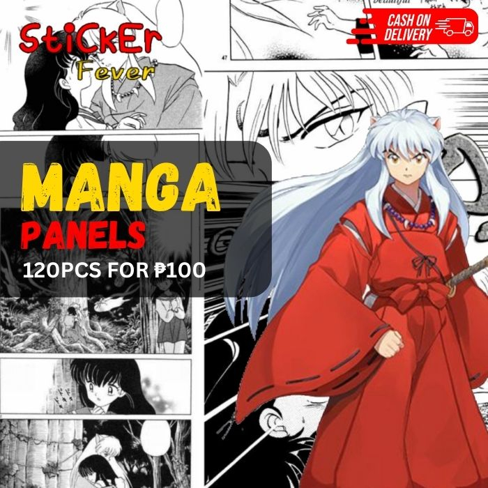 Anime Manga Panels Wall Decoration Manga Sticker size A6 4x6 inch ...
