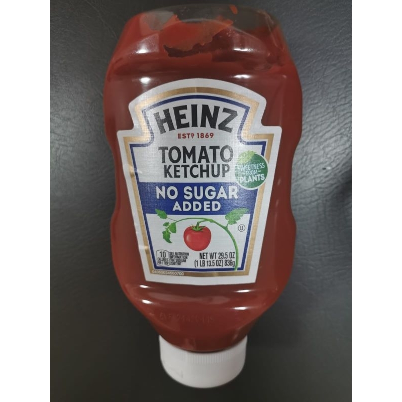 Heinz Tomato Ketchup No Sugar Added 836g (29.5Oz) 369g (13Oz) | Shopee ...