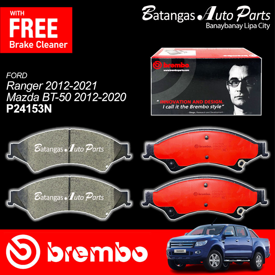 BREMBO FRONT BRAKE PAD FORD RANGER 2012-2021 / MAZDA BT-50 2012-2020 ...
