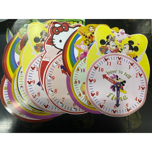 Cute design paper clock for kid sold per pcs | Shopee Philippines