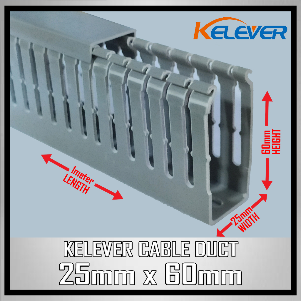 CABLE DUCT KELEVER BRAND / WIRE DUCT / CABLE MANAGEMENT | K TYPE SLOT ...