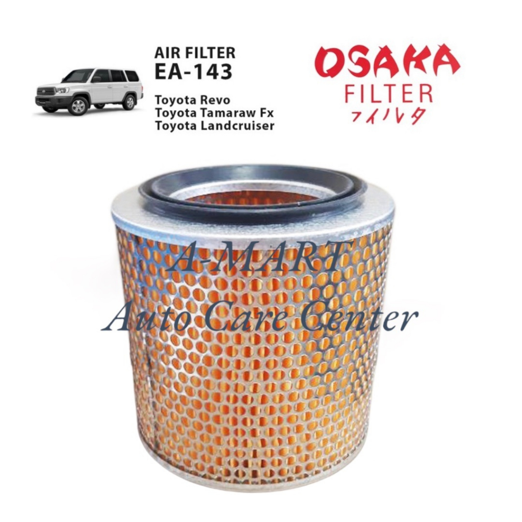 Osaka EA-143 Air Filter Toyota Tamaraw Fx Revo Gas & Diesel Landcruiser ...