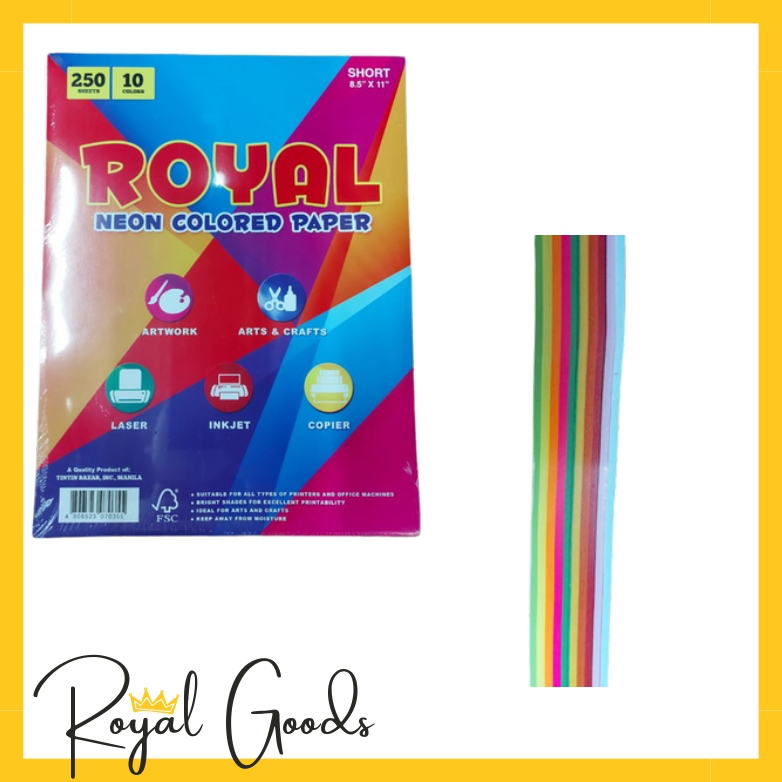 Royal and Pastel Colored Paper Assorted | Shopee Philippines
