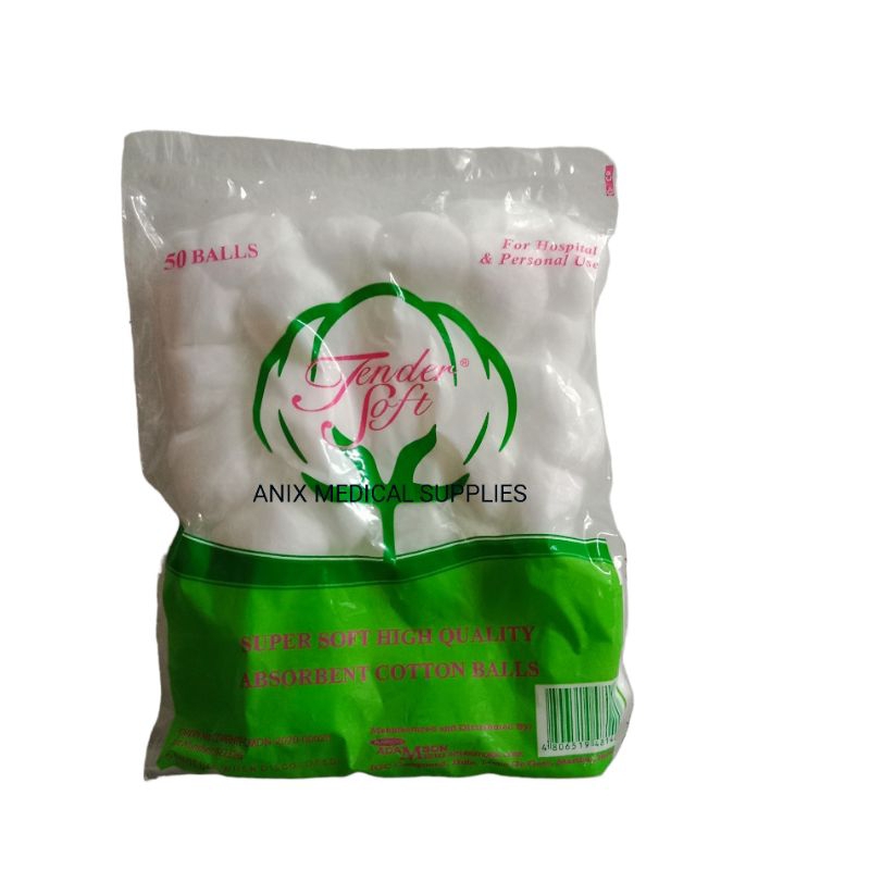 Tender Soft Cotton Balls ( 50's, 150's, 300's) | Shopee Philippines