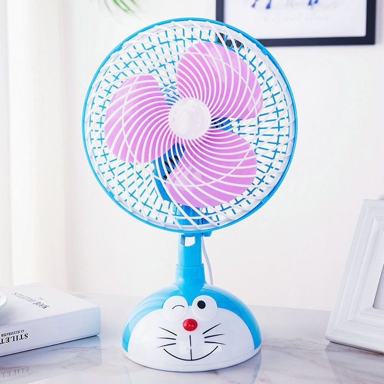 Three-blade spiral electric fan, two-speed wind desk fan, clip fan wall ...