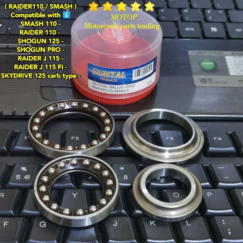SUNTAL BALL RACE SET FOR - MIO SPORTY - RAIDER - WAVE 100 - XRM 125 ...