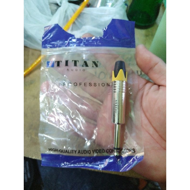 Titan Audio PL 55 plug microphone plug heavy duty | Shopee Philippines