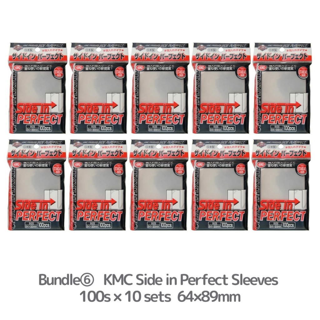 KMC Perfect Sleeves Standard Size/Hard/Side-in (Japan) bundle Pokemon ...