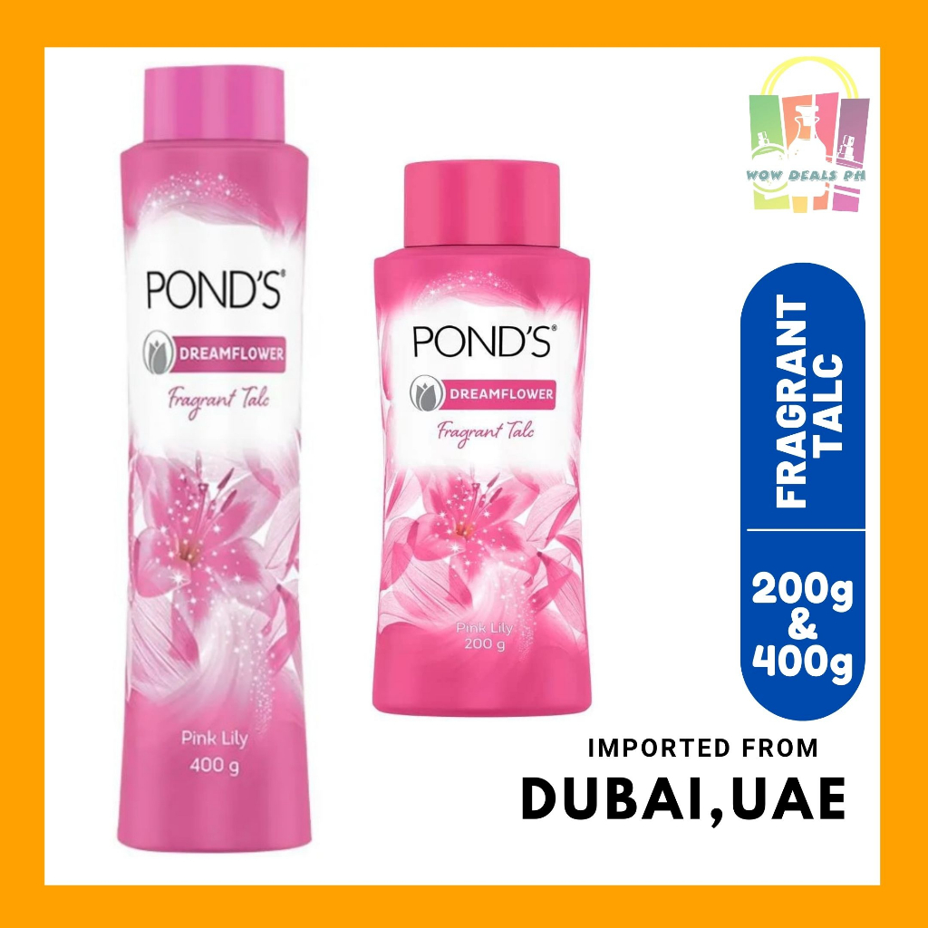 Ponds Dreamflower Talcum Powder Skin Brightening Talc 200g/400g ...