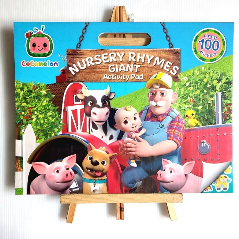CocoMelon Nursery Rhymes Giant Activity Pad with Over 100 stickers ...