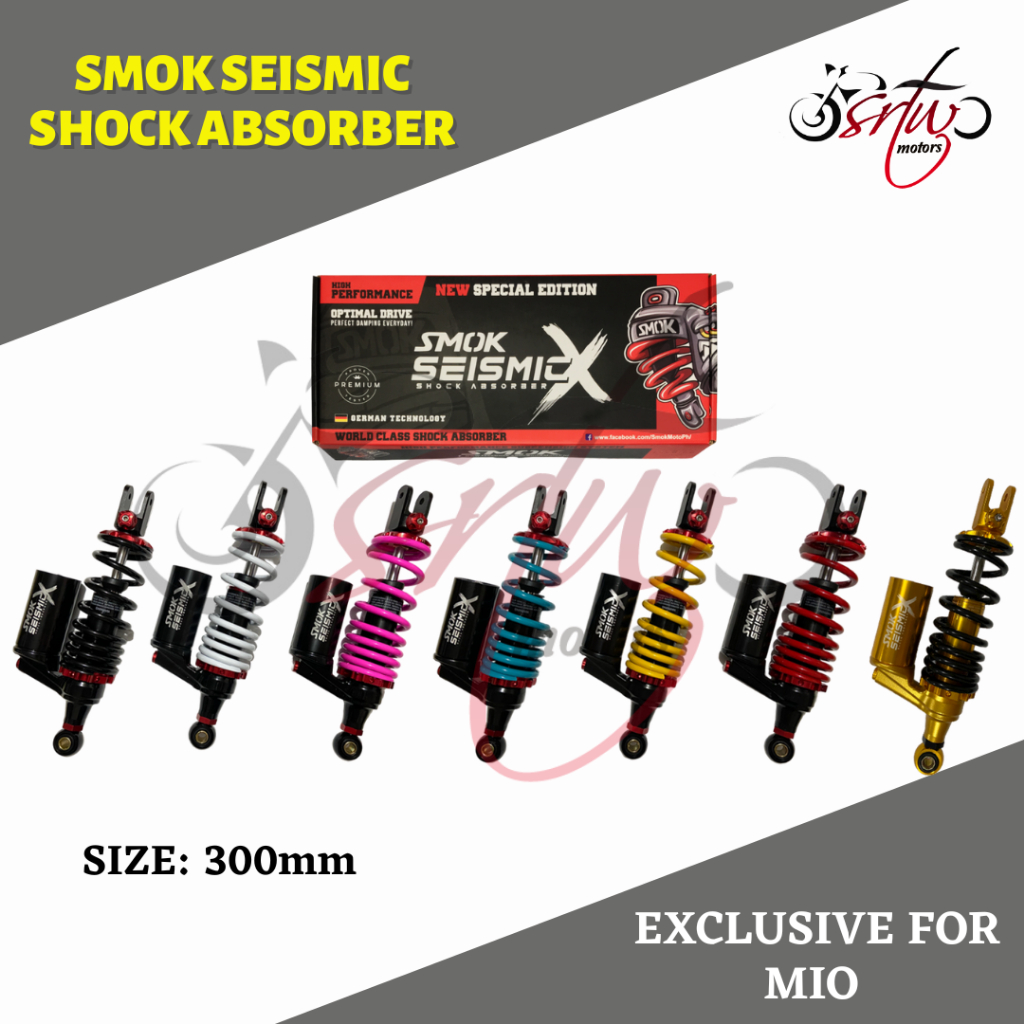 SRTW SMOK Seismic Shock Absorber 300MM MIO I 125/MIO SPORTY/CLICK/BEAT ...