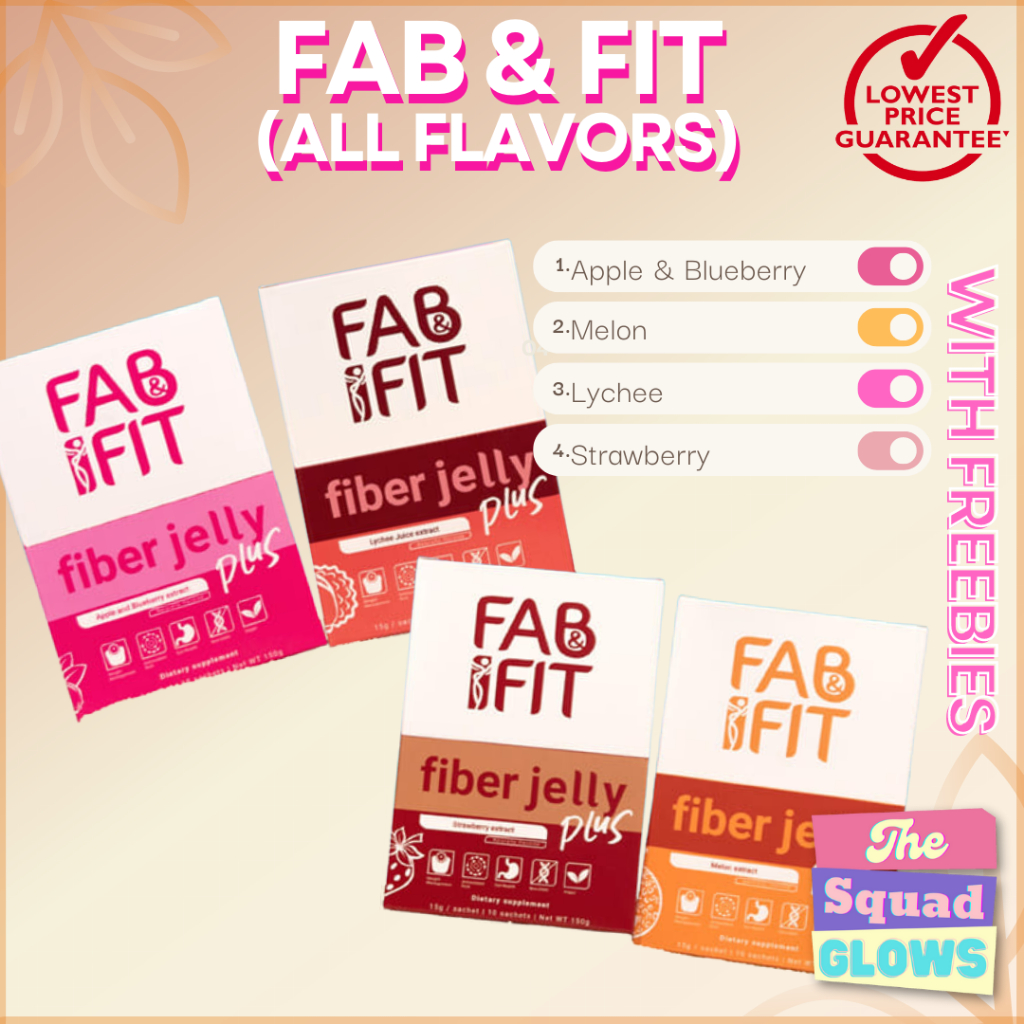 Fiber Jelly Plus by Fab & Fit Sexiness In a Sip 10 sachets per box 15g ...