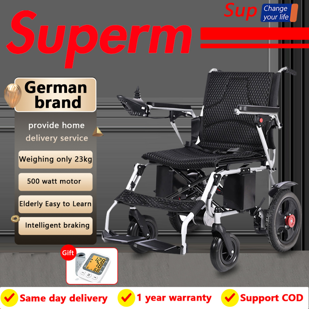 Multifunctional Electric Wheelchair Elderly Disabled Folding Wheelchair ...