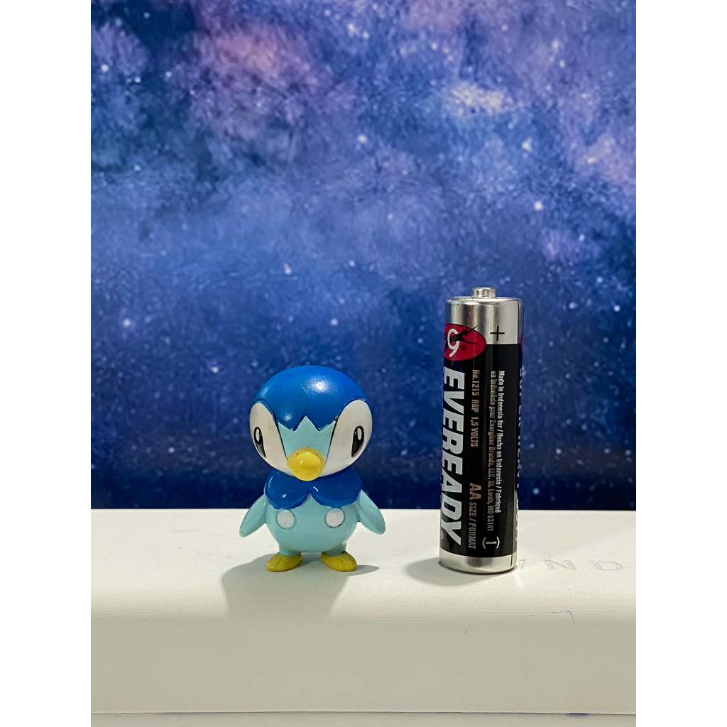 Authentic TOMY Piplup/Pochama Pokemon figure collectible | Shopee ...