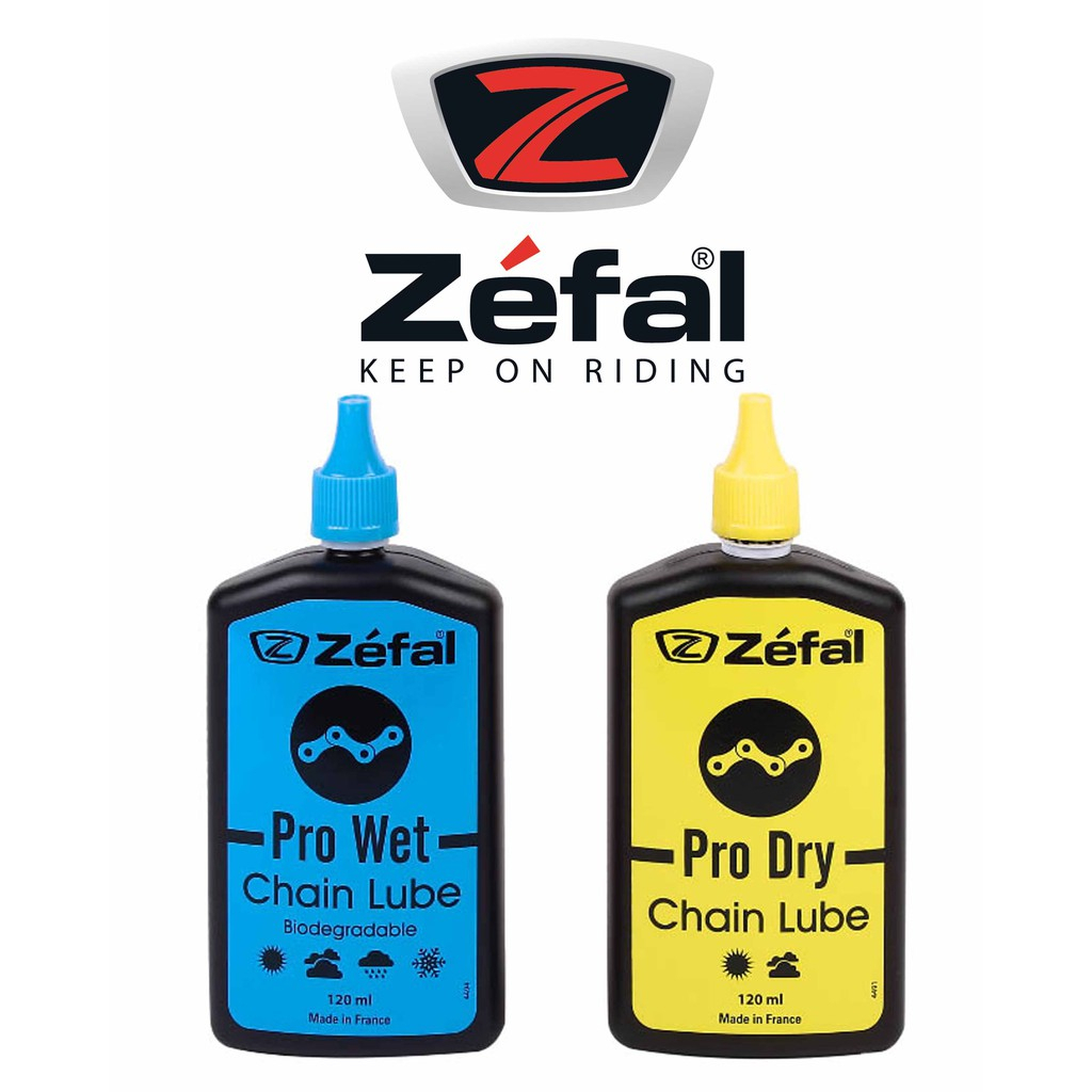 ZEFAL BICYCLE CHAIN LUBE: PRO DRY /WET LUBE ZEFAL 120ML LEGIT 100% ...