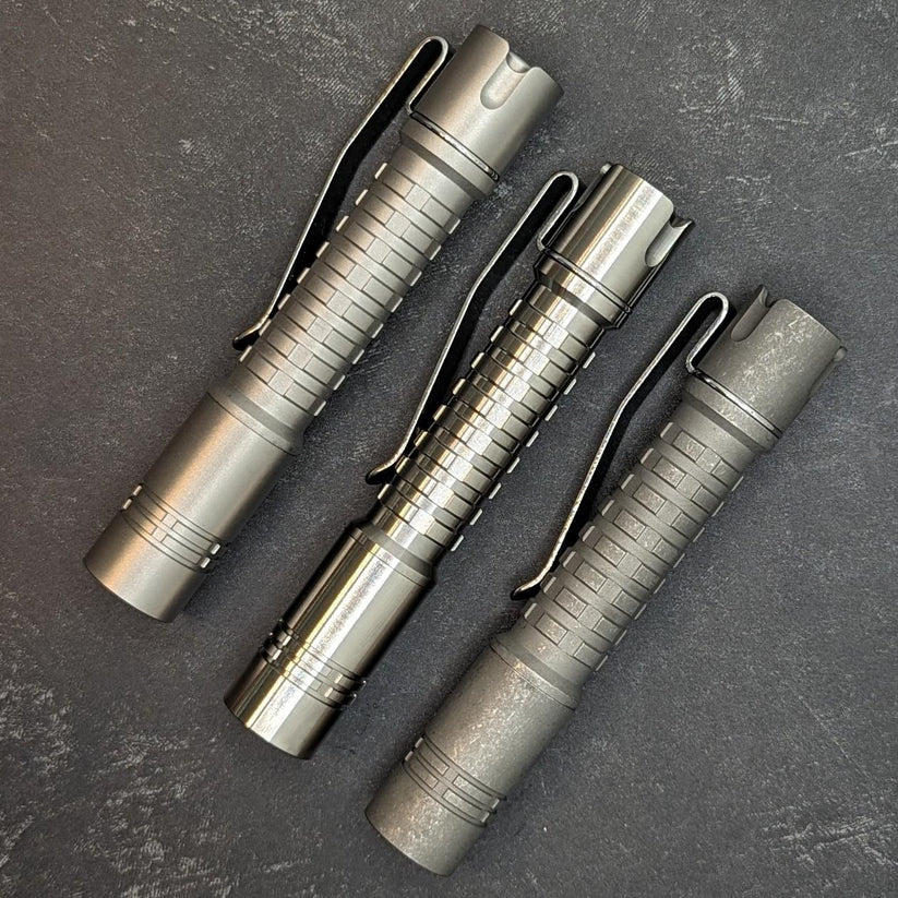 ReyLight Pineapple Mini Brass Copper Titanium Aluminum Ribbed Smooth ...