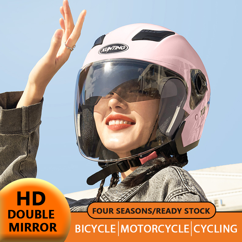 Open Half face Motorcycle Helmet off road unisex | Shopee Philippines