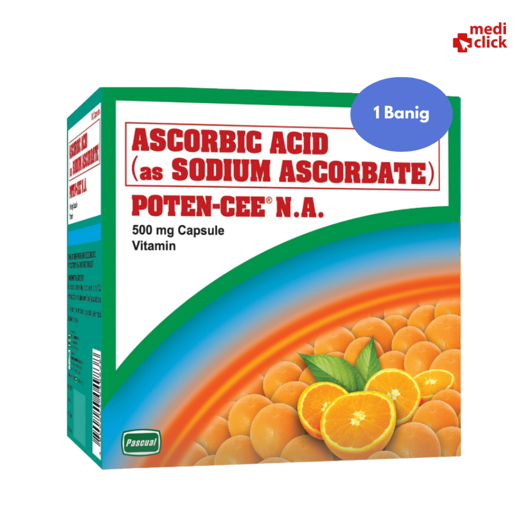 Poten-Cee (Sodium Ascorbate) 500mg - 10 CAPSULES | Shopee Philippines