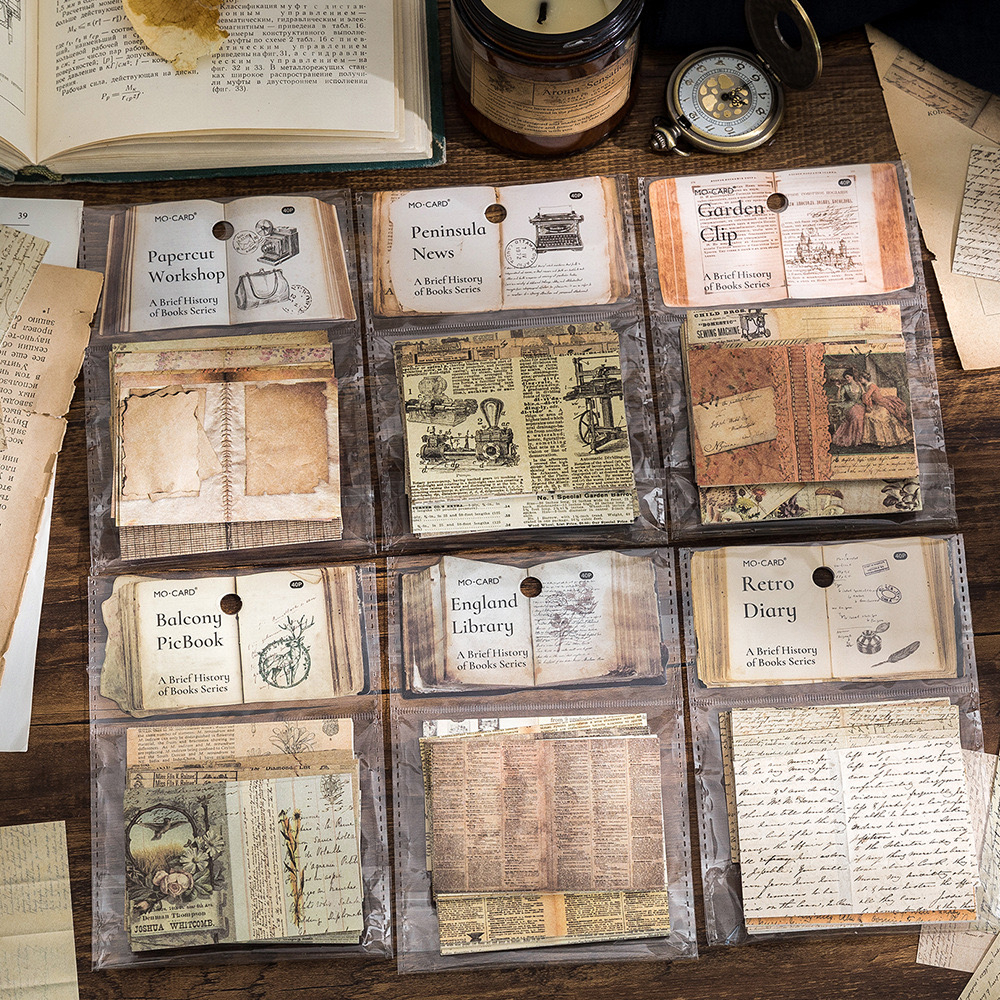 Mocard a brief history of book series / retro time silhouette series ...