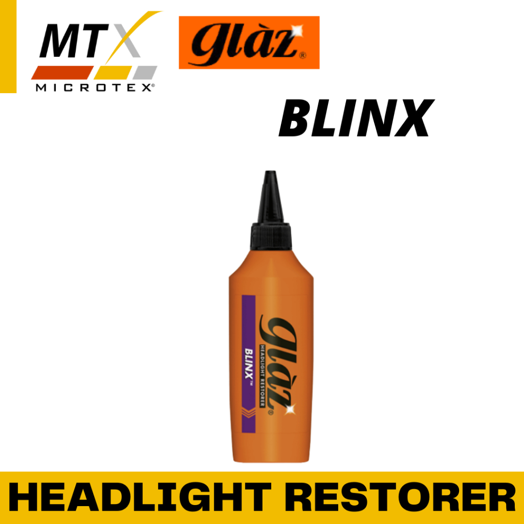 Microtex GLAZ BLINK 70ml (Headlight Restorer) | Shopee Philippines