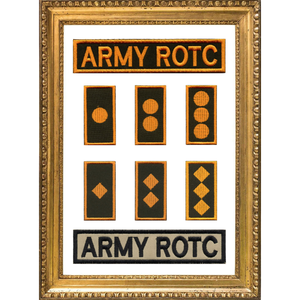 ROTC RANK PATCH WITH VELCRO (pair) 2 PIECES | Shopee Philippines