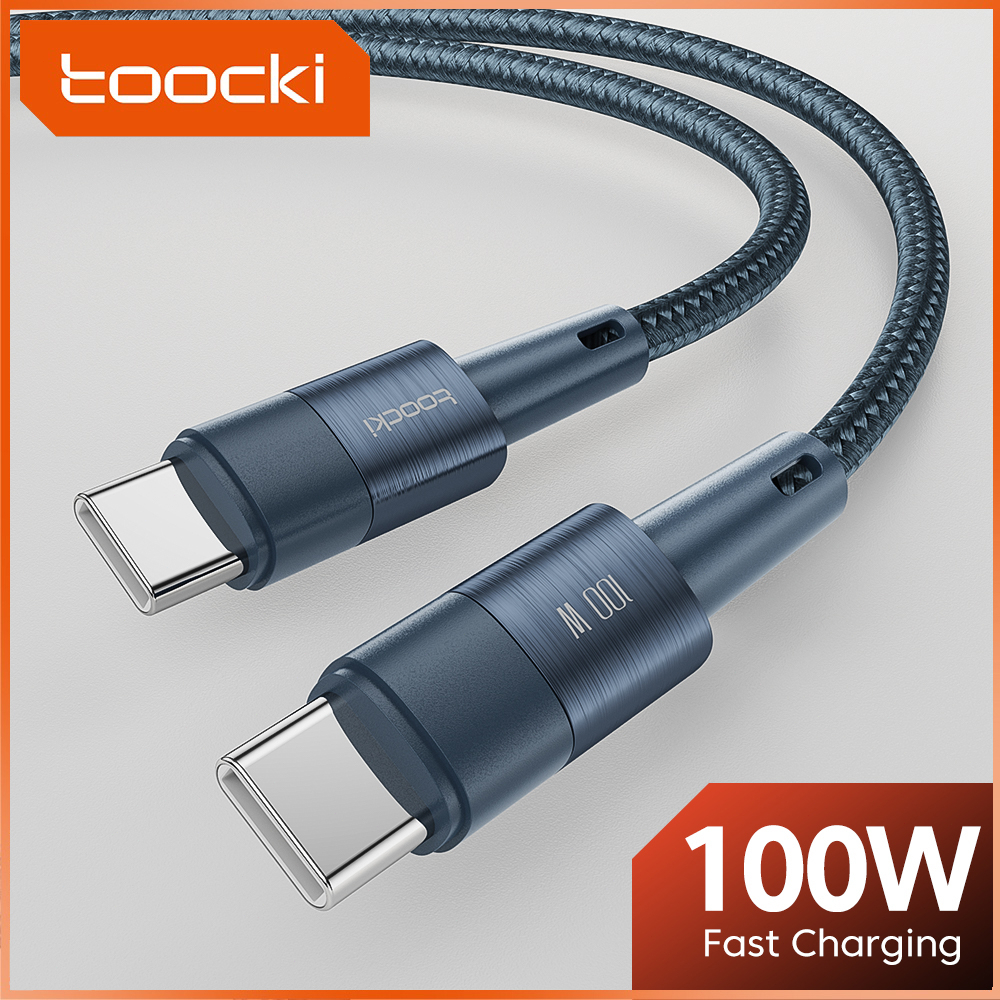 Toocki 100W Type c to Type c cable USBC PD 5A super fast Charger Cord ...
