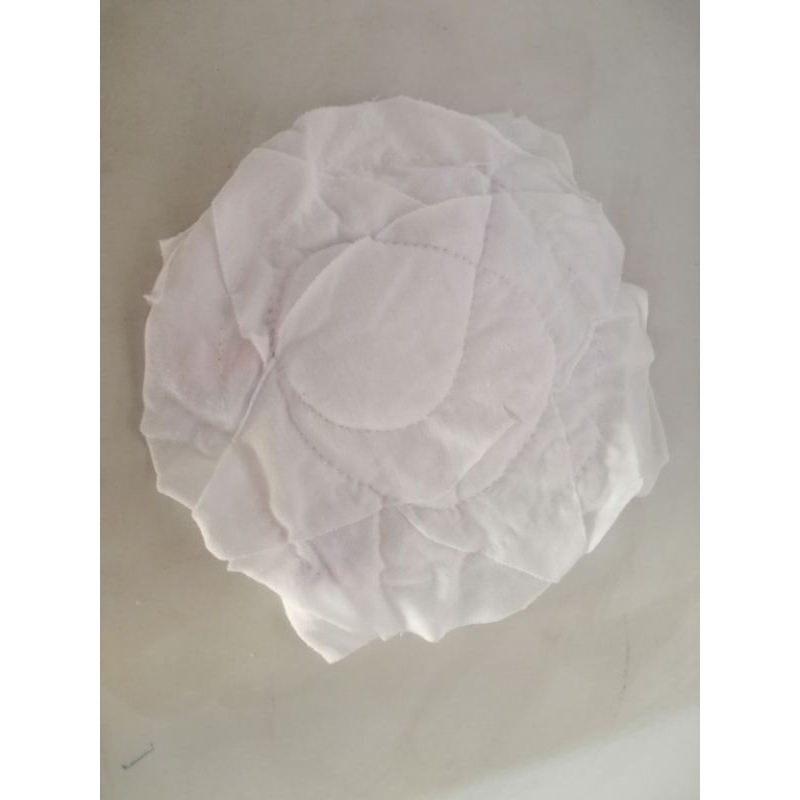 Round Rags Plain white bilog bundle | Shopee Philippines