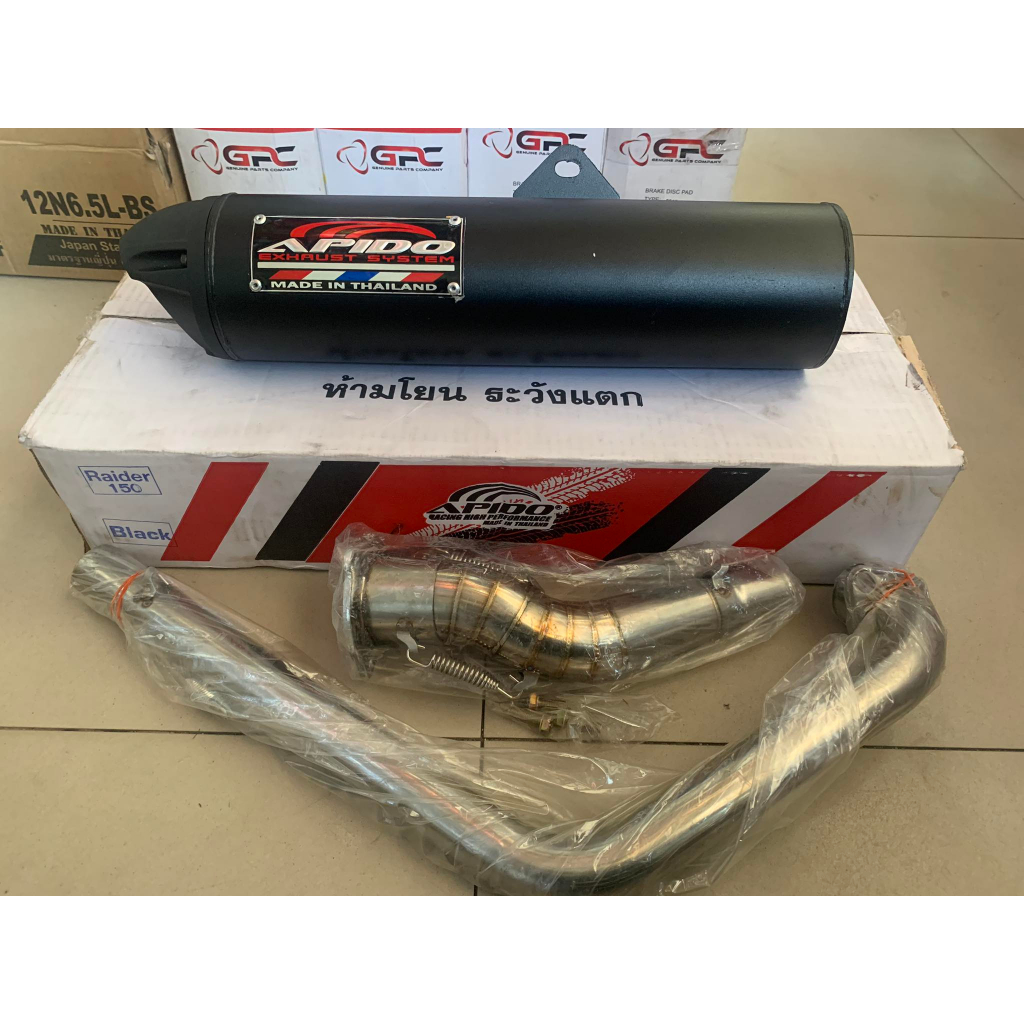 ORIGINAL APIDO PIPE RAIDER150 CARB TYPE | Shopee Philippines