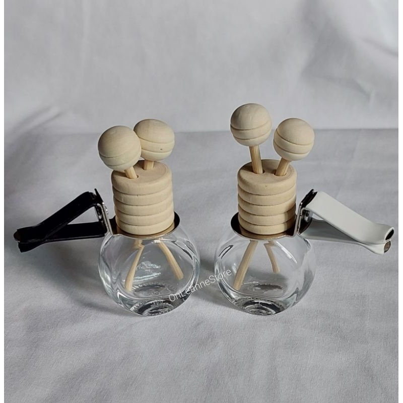 Round Reed Diffuser Bottle Set - 10ml (Round cap w/ reed sticks & vent ...