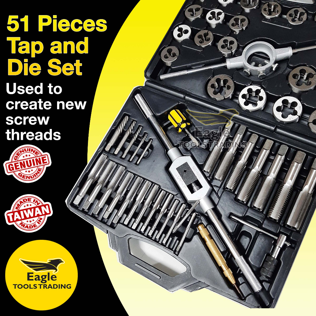 S-Ks Tools USA 51pc Tap & Die Set SAE | Shopee Philippines