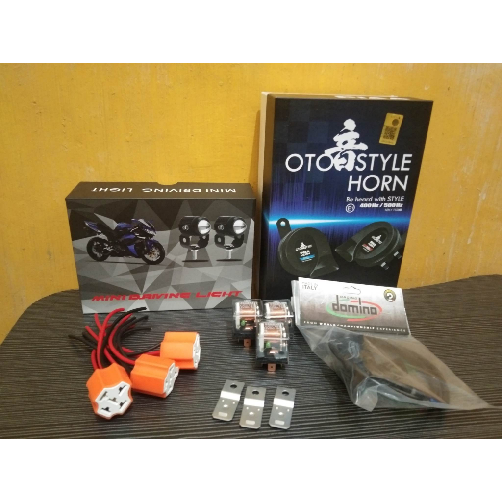 Mini Driving Light v2 with Ballast and Fan + Piaa Horn + Relay + Switch ...