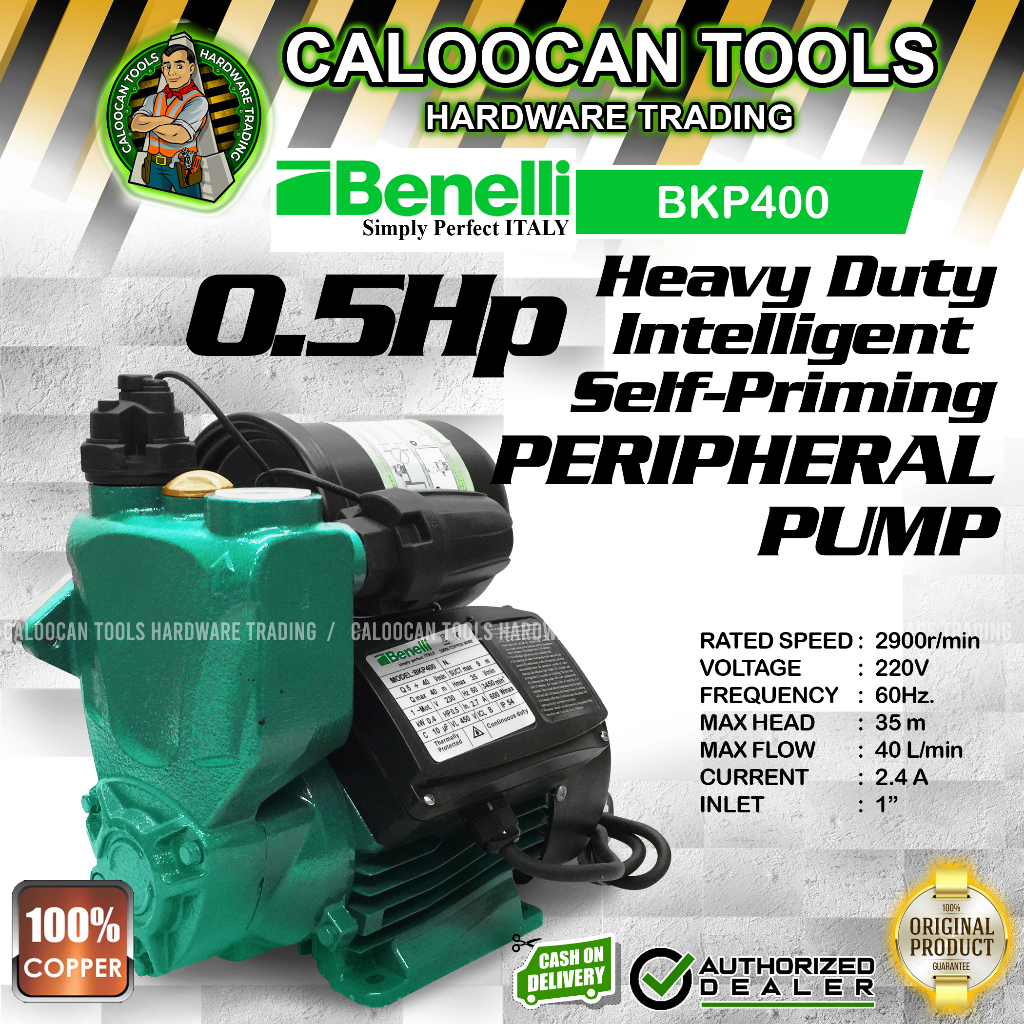 BENELLI Italy Heavy Duty Intelligent Automatic Self-Priming Peripheral ...