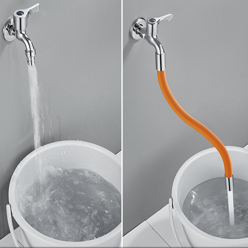 Faucet Extender 360° Rotatable Black Splash-proof Universal Extender ...
