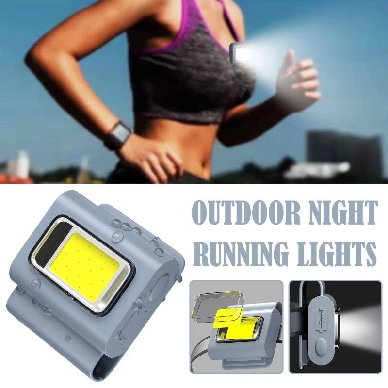 100% Original Lucky LED Running Light Outdoor Safety Silicone Clip Mode ...