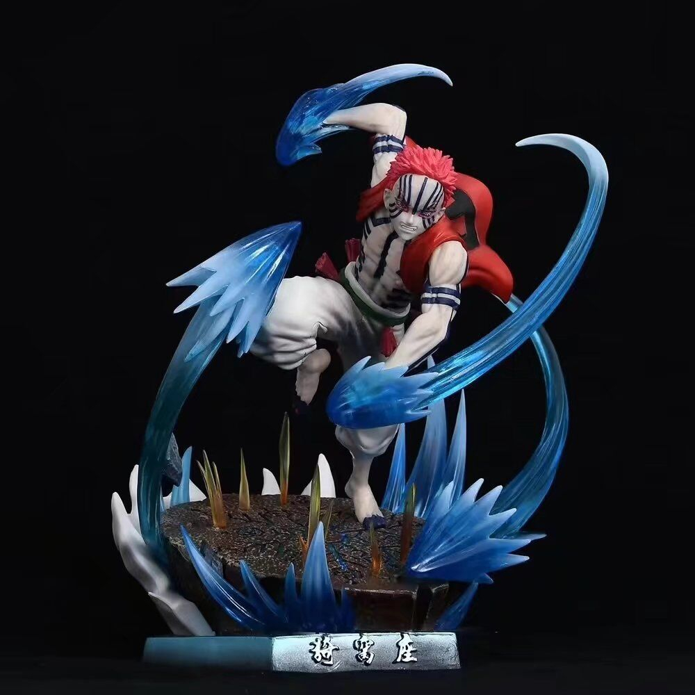 Little akiba Amine demon slayer JK AKAZA figure model toy with box and ...