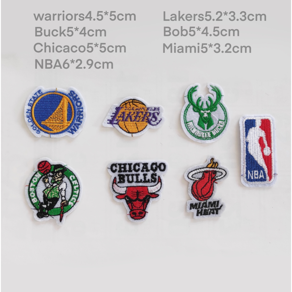Embroidered NBA patches | Shopee Philippines