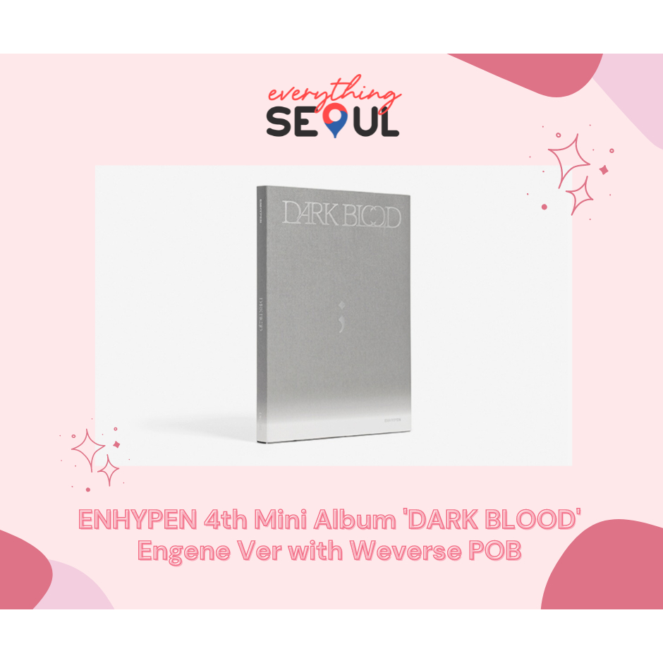 ENHYPEN 4th Mini Album 'DARK BLOOD' Engene Ver with Weverse POB ...