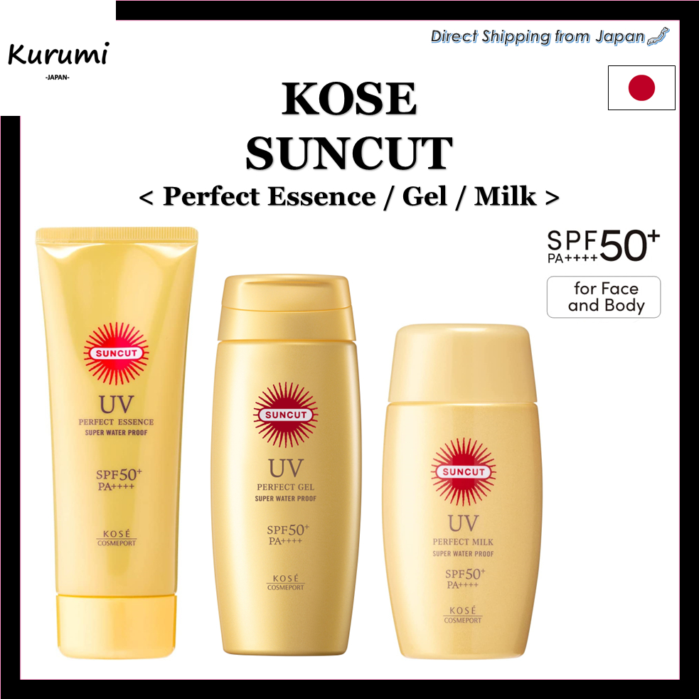 KOSE SUNCUT Perfect UV Essnce / Milk / Gel | Shopee Philippines