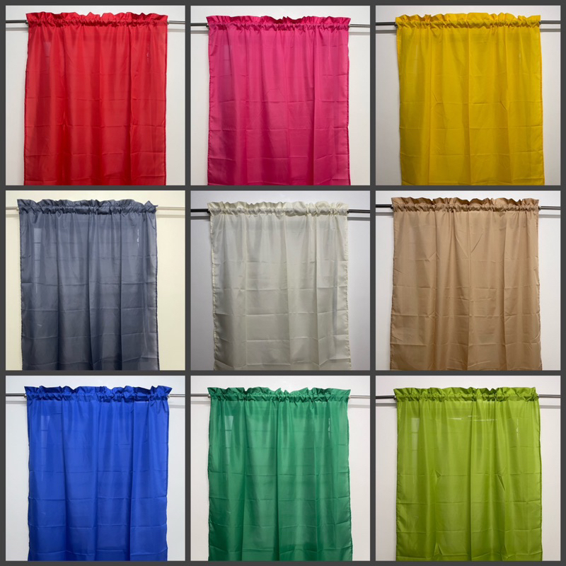 Plain Colors Curtain For Windows 68x58 and Doors 87x58 Inches Geena ...