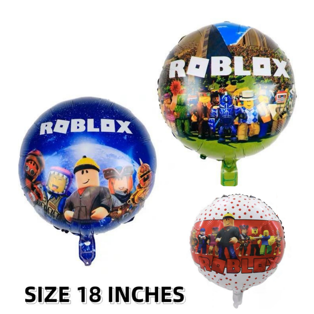6Pcs Roblox Foil Balloon Mylar Balloons Party Decoration Birthday ...