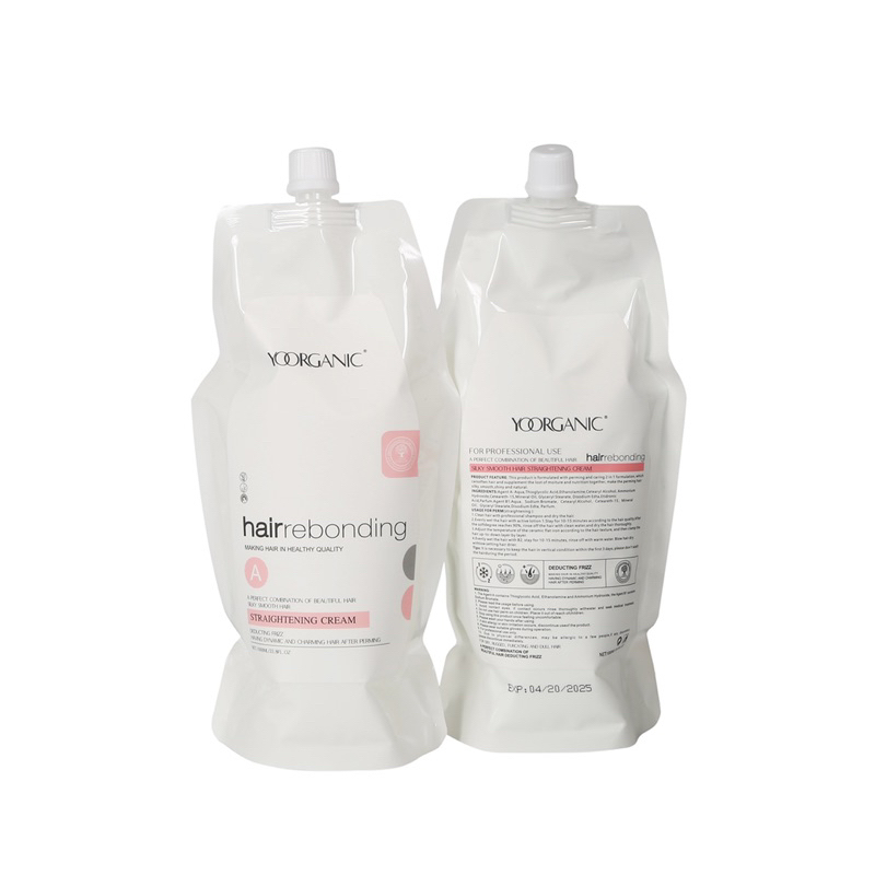 Yoorganic Hair Rebonding Set A & B 1000ml | Shopee Philippines