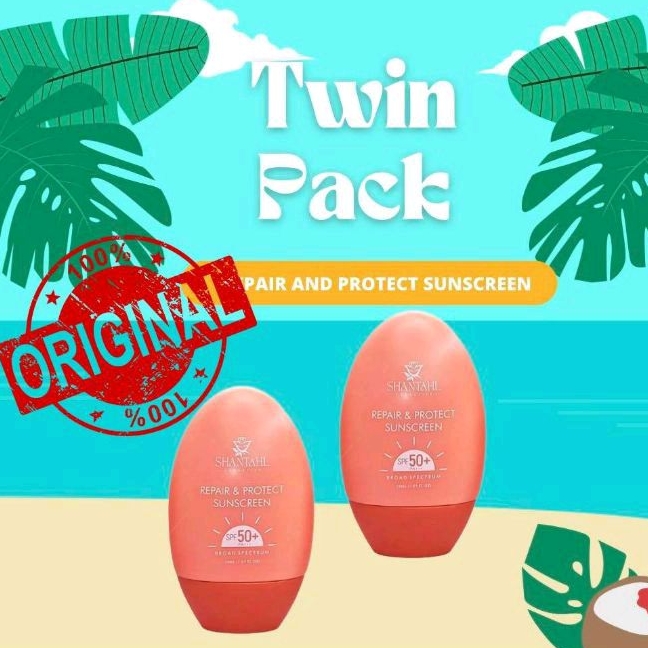 TWIN PACK ORIGINAL SHANTAHL SUNSCREEN SPF 50+ | Shopee Philippines