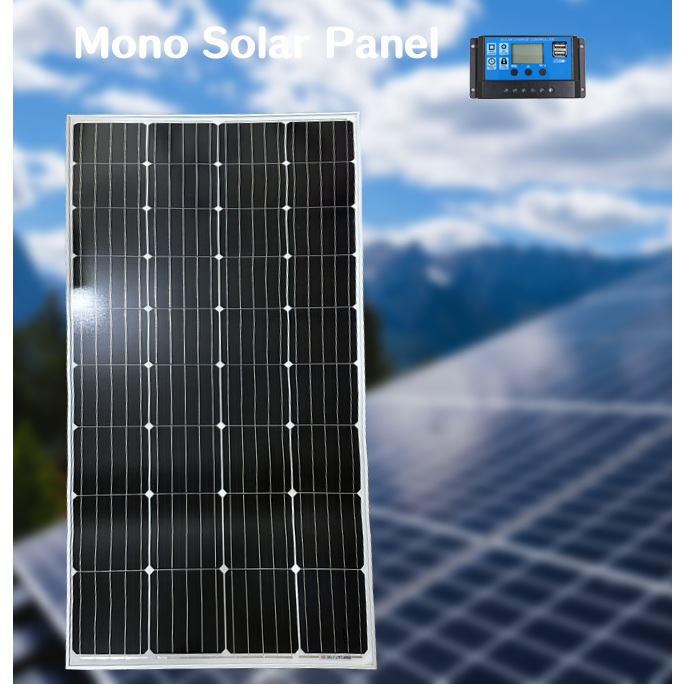 【Ready stock】100/180 Watt Monocrystalline Original Solar Panel IP67 ...