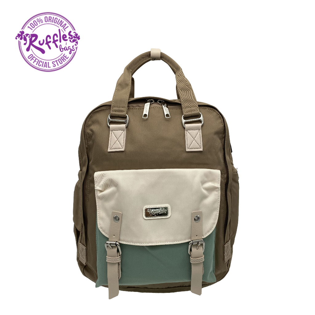 Ruffles Bags Danica Backpack 15" 3 color combination | Shopee Philippines