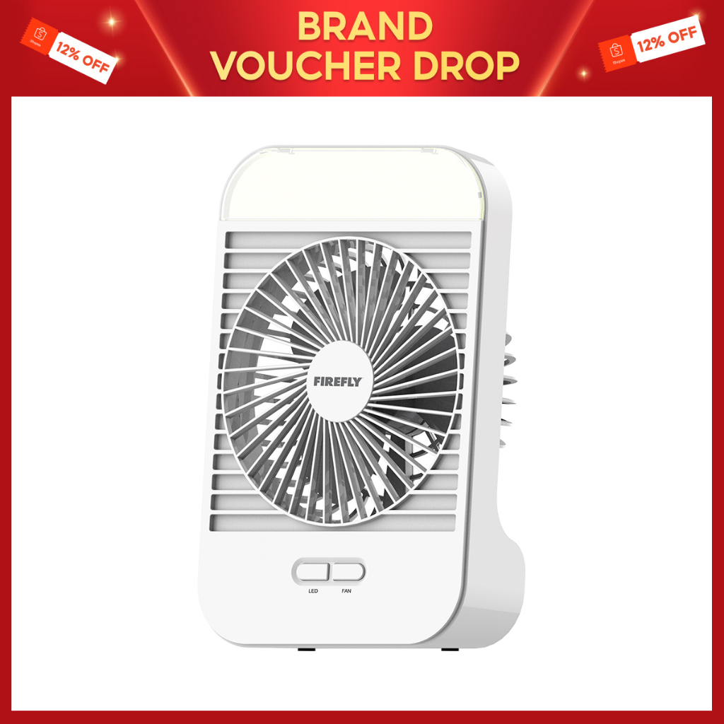 Firefly 5" Rechargeable Fan with Night Light - FEL651 | Shopee Philippines
