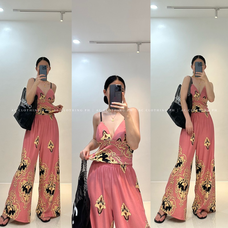 KARYL SQUARE PANTS & PADDED BRALETTE TERNO | Shopee Philippines