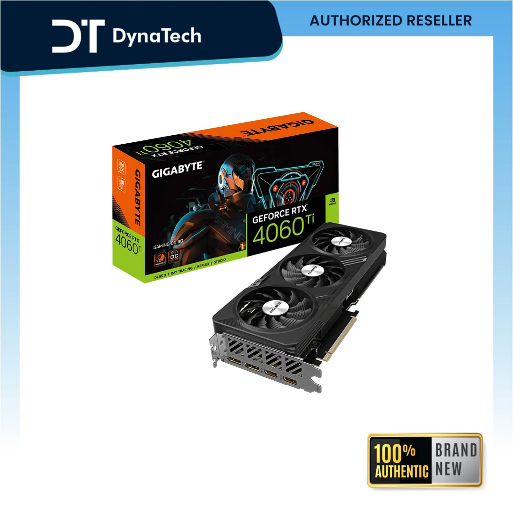 Gigabyte RTX 4060 Gaming OC 8GB Graphics Card GV-N4060GAMING-OC-8GD ...