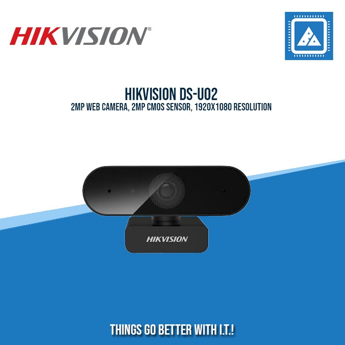HIKVISION DS-U02 2MP Web Camera, 2MP CMOS Sensor, 1920x1080 Resolution ...