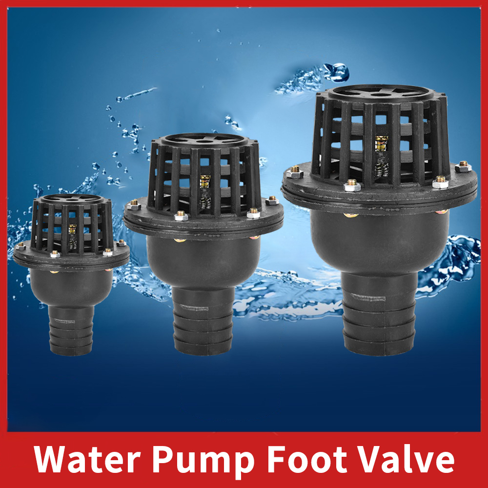 Water Pump Foot Valve Black PVC 2"3"4" Inches Fit For Suction Hose Duct Hose | Shopee Philippines