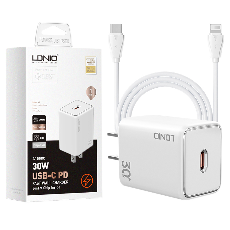 LDNIO A1508C 30W super fast charging (Smart Chip inside) | Shopee ...